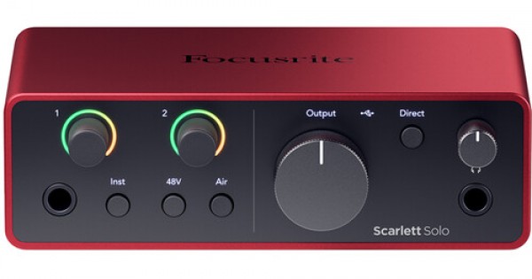 Focusrite Scarlett Solo USB Audio Interface (4th Generation)