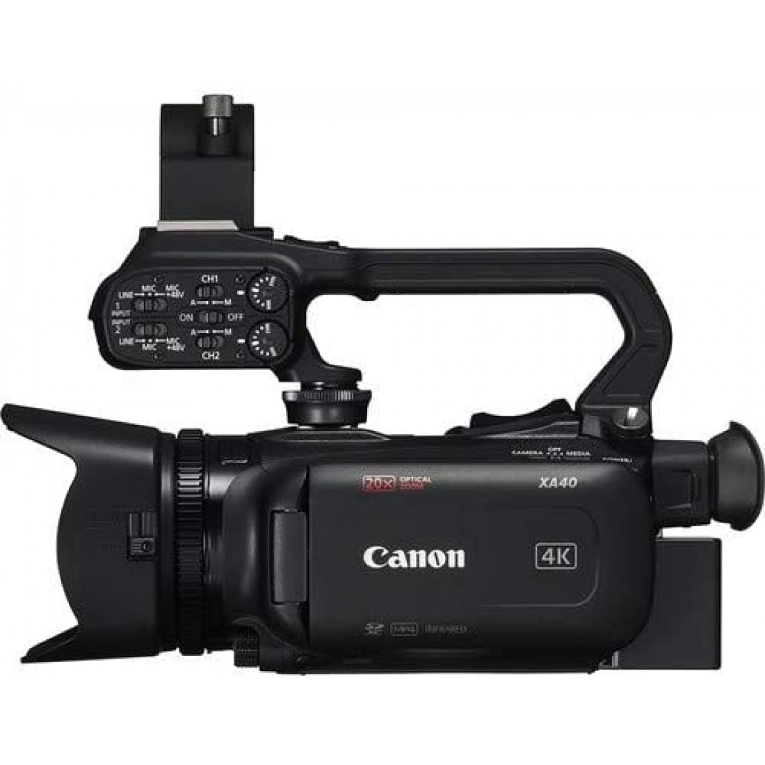 Canon XA40 4K UHD Professional Camcorder with 20x Optical ...