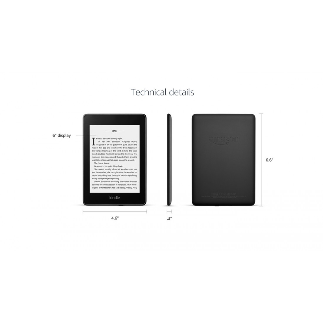 Amazon Kindle Paperwhite E-reader - 11th Generation, 16GB ...