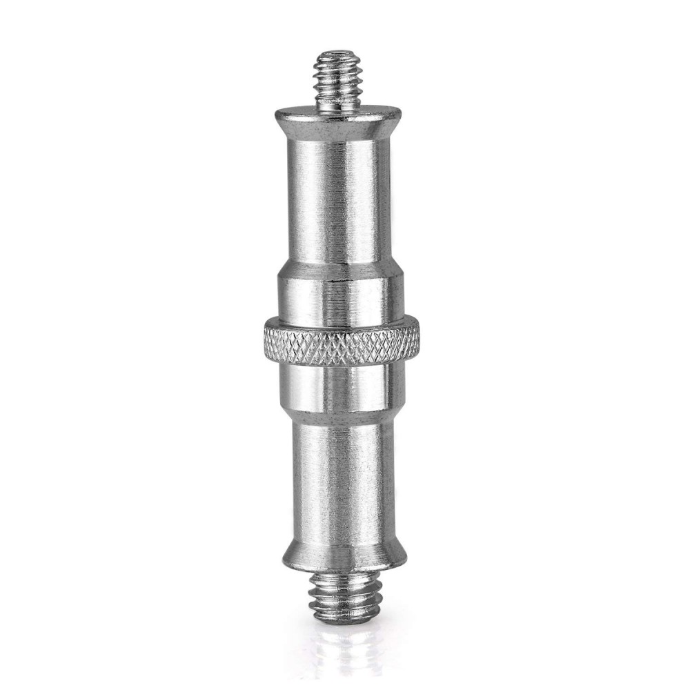 1/4" male to 3/8" male Light Stand Spigot Adapter