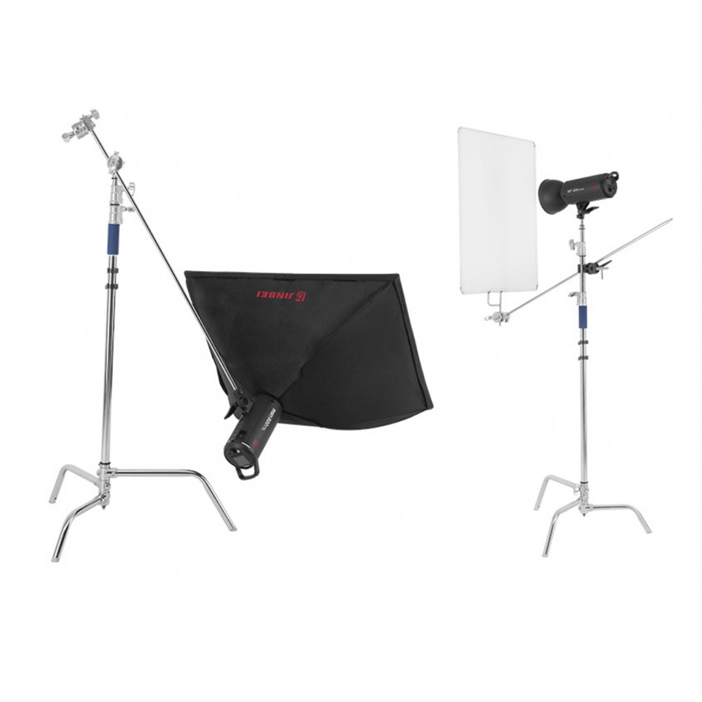 Jinbei CK-1 Heavy Duty Stainless Steel Studio Boom C Stand